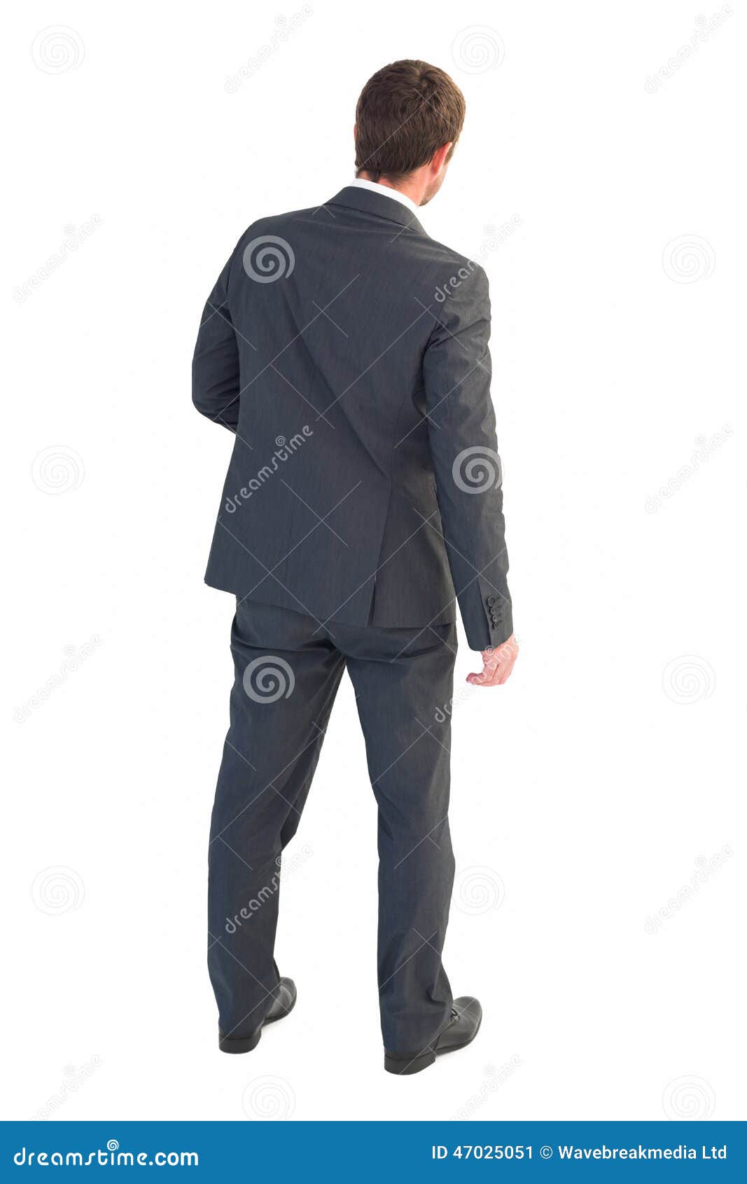 Businessman Standing and Looking Stock Image - Image of shot ...