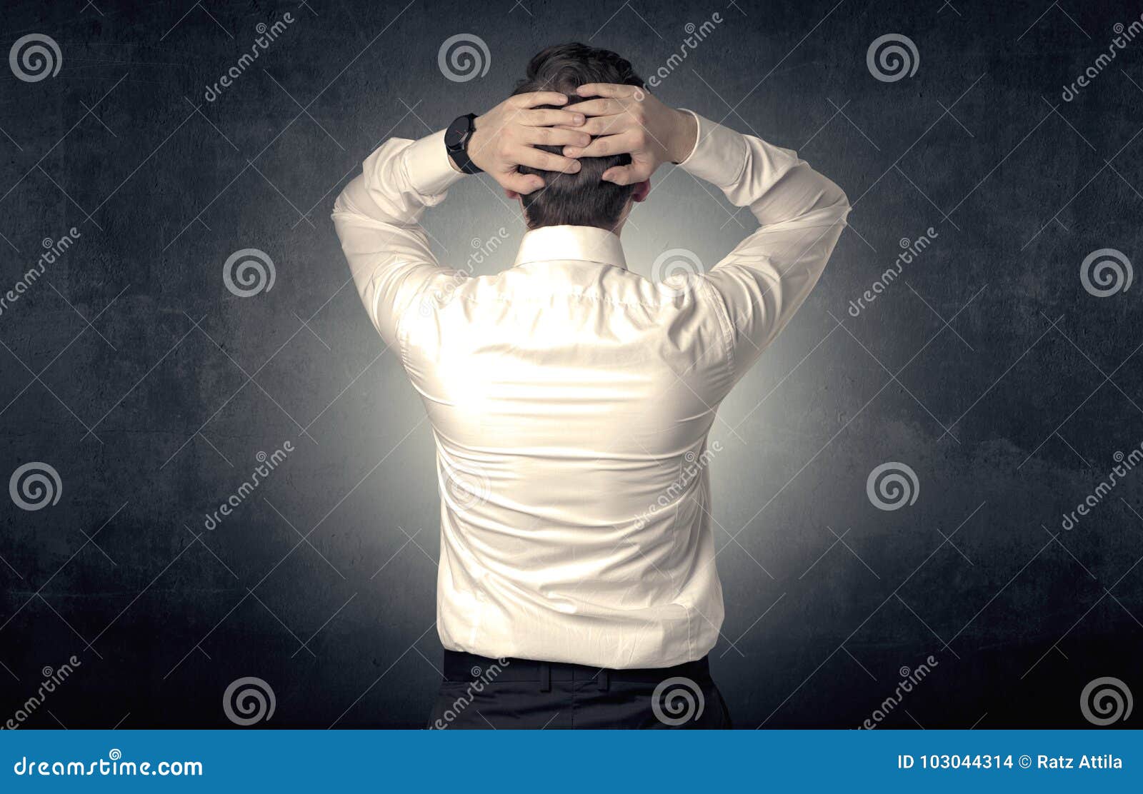 Businessman Standing and Thinking Stock Photo - Image of problem, empty ... Businessman Standing and Thinking Stock Photo - Image of problem, empty ...