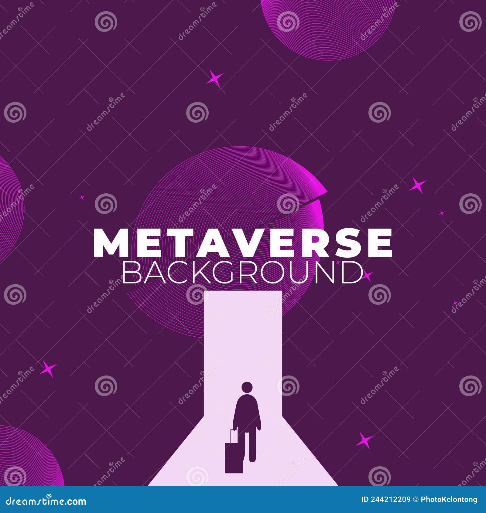 Businessman Start and Steps into Future Door Stock Vector ...