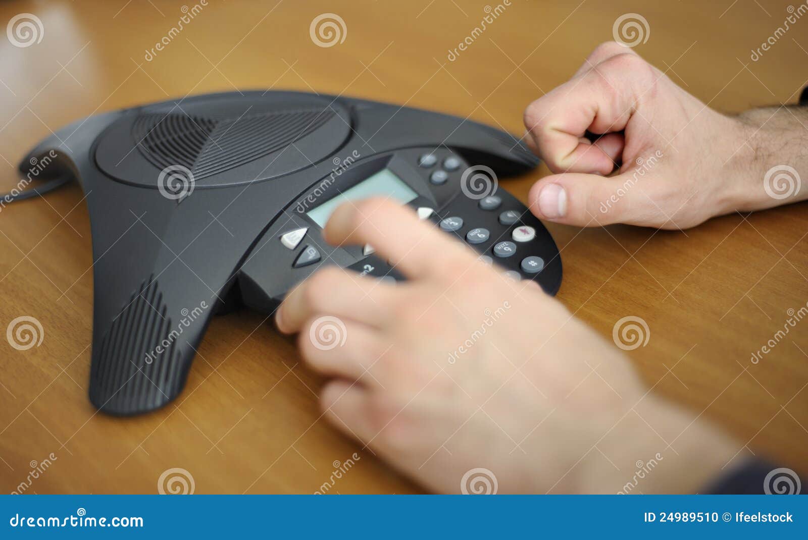 Businessman Starting a Conference Call Stock Photo - Image of county ...