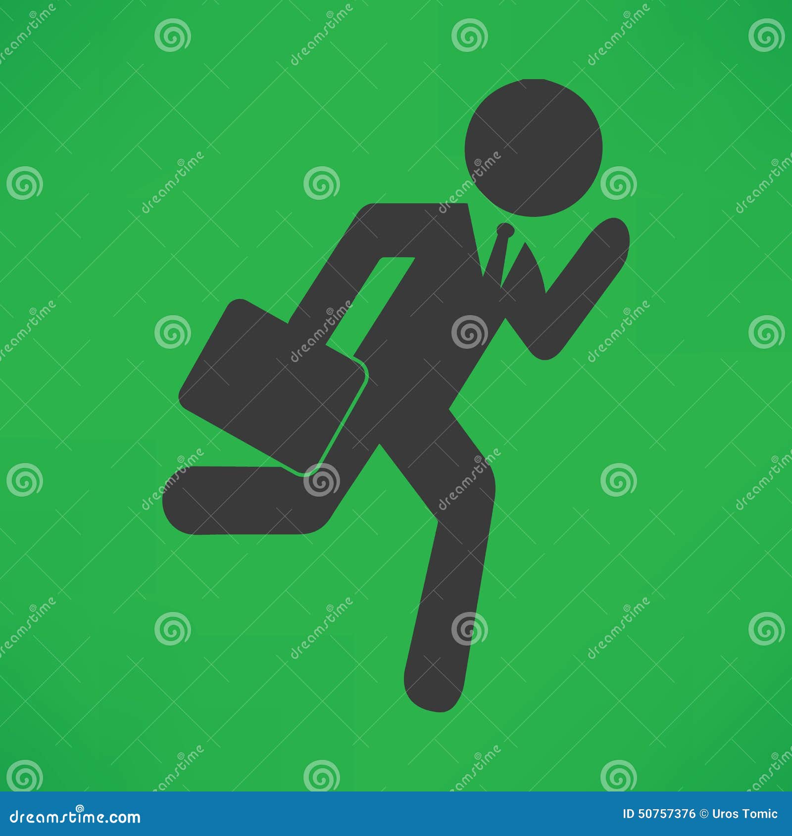 Running Stickman Clipart