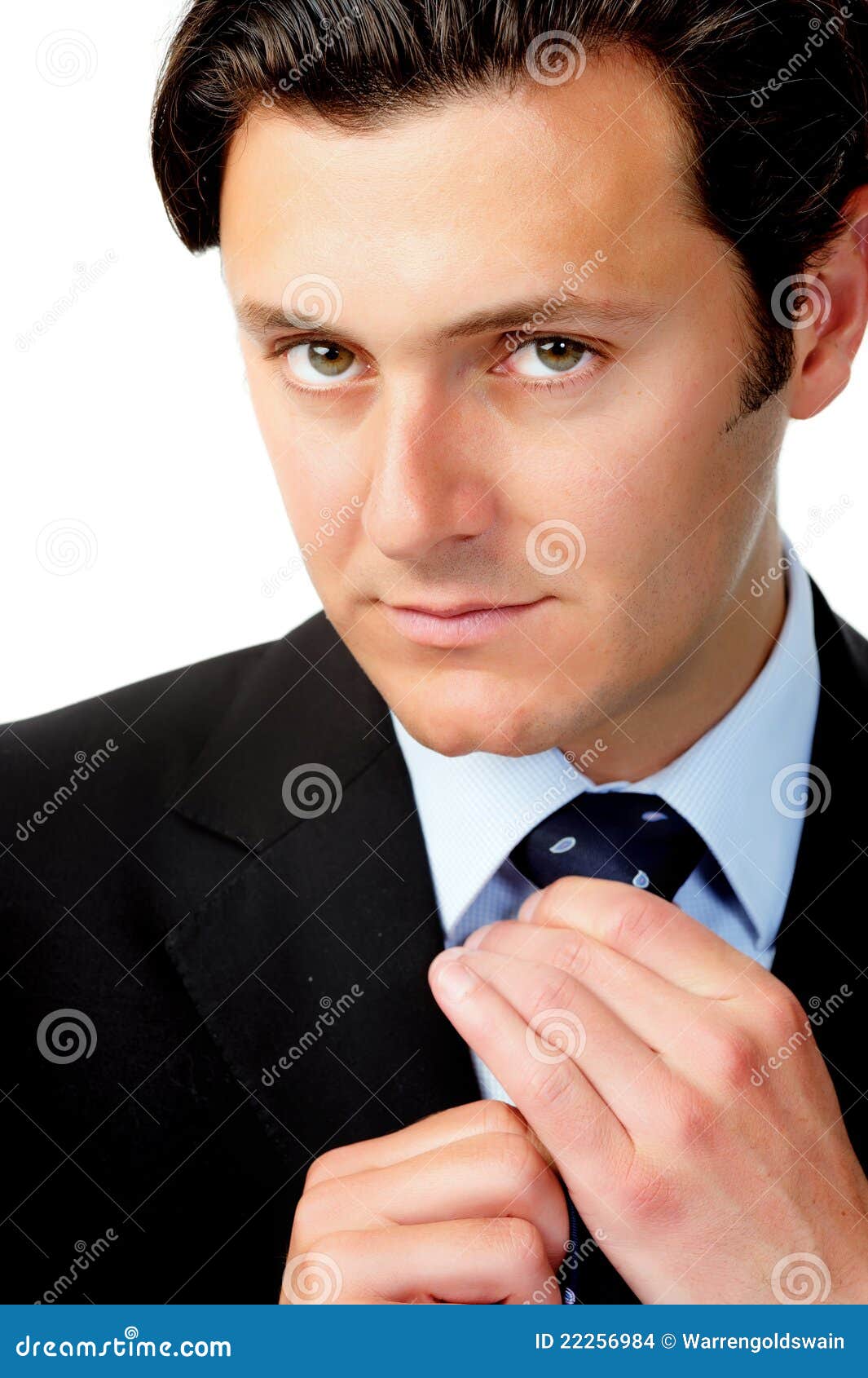 Businessman with Straight Face Stock Photo - Image of business, stern ...