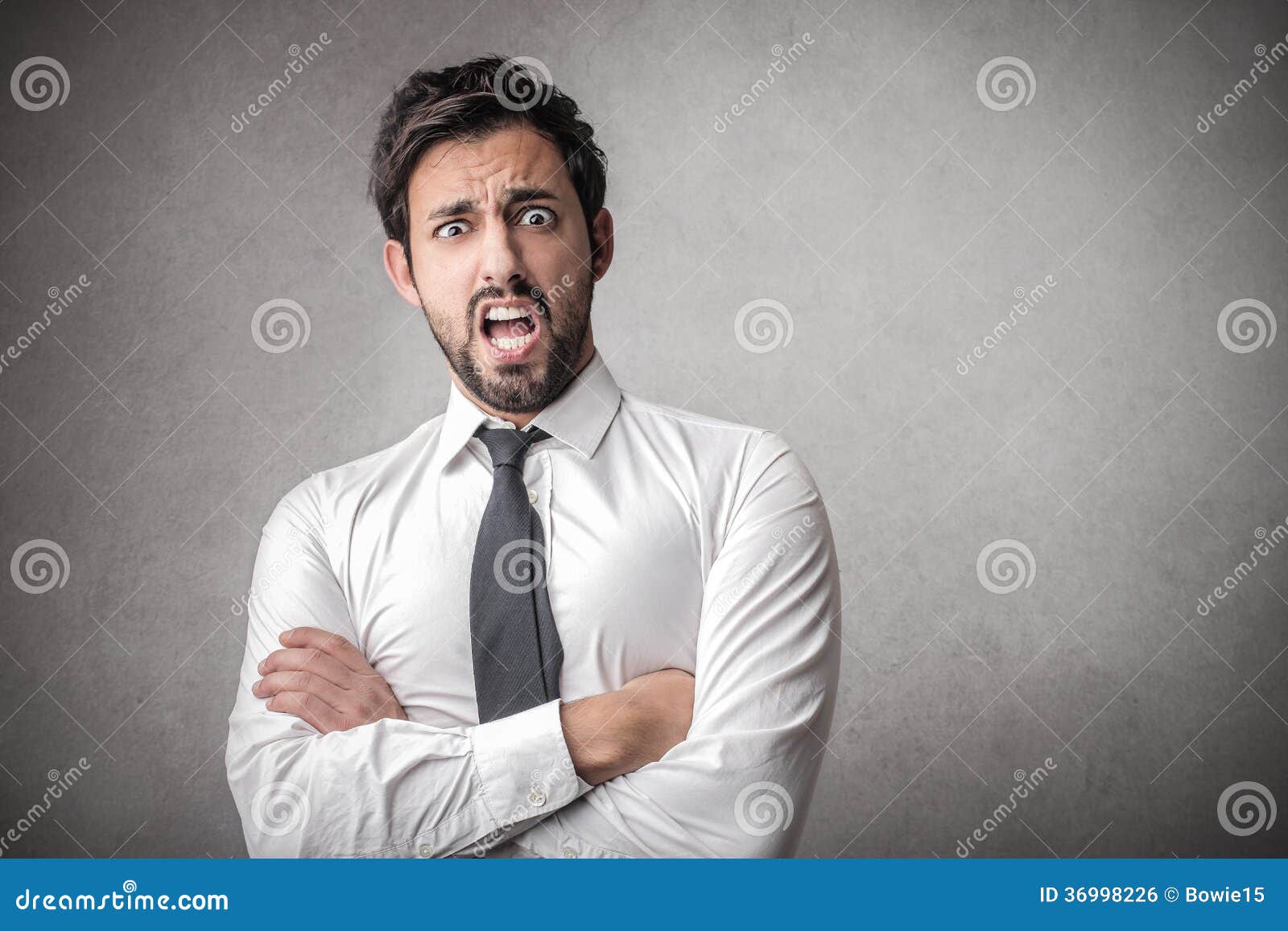 Businessman with a Strange Expression Stock Photo - Image of portrait ...