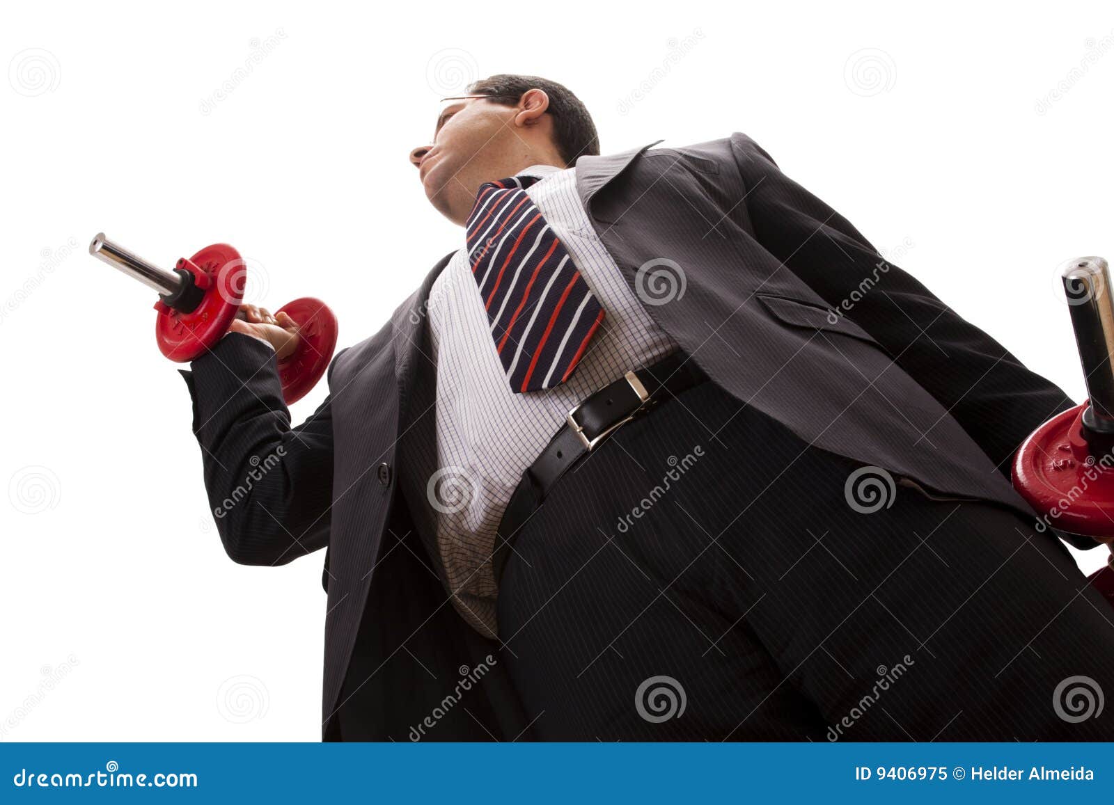 Businessman strength stock image. Image of hand, career - 9406975