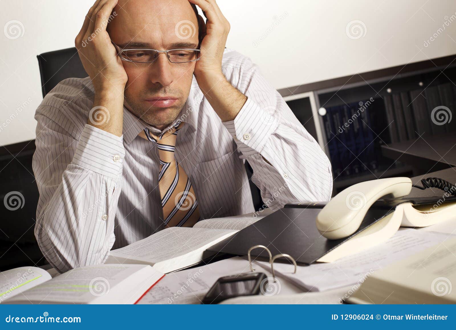 Businessman stressed stock photo. Image of boss, caucasian - 12906024
