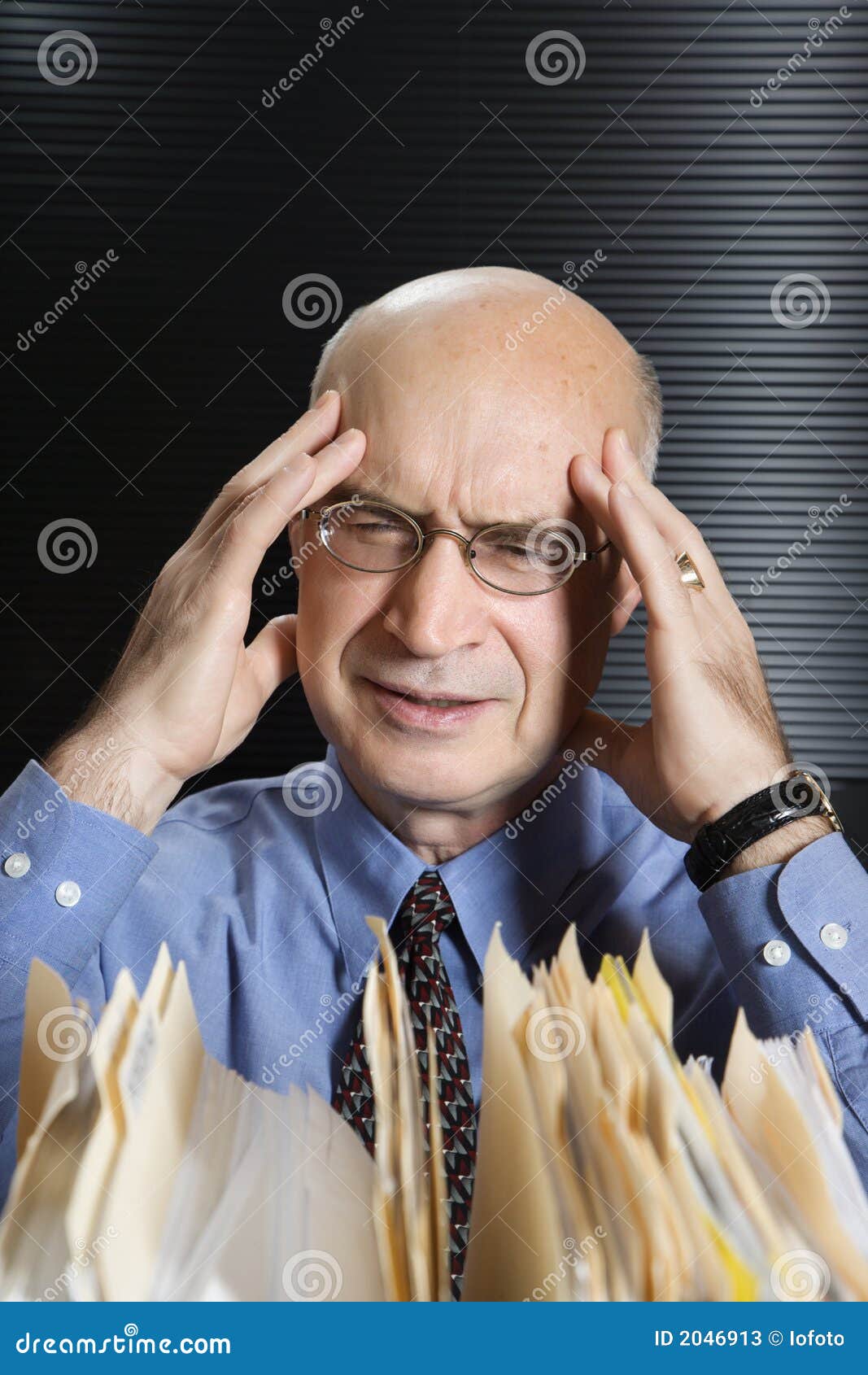Businessman stressed out stock image. Image of anxiety - 2046913