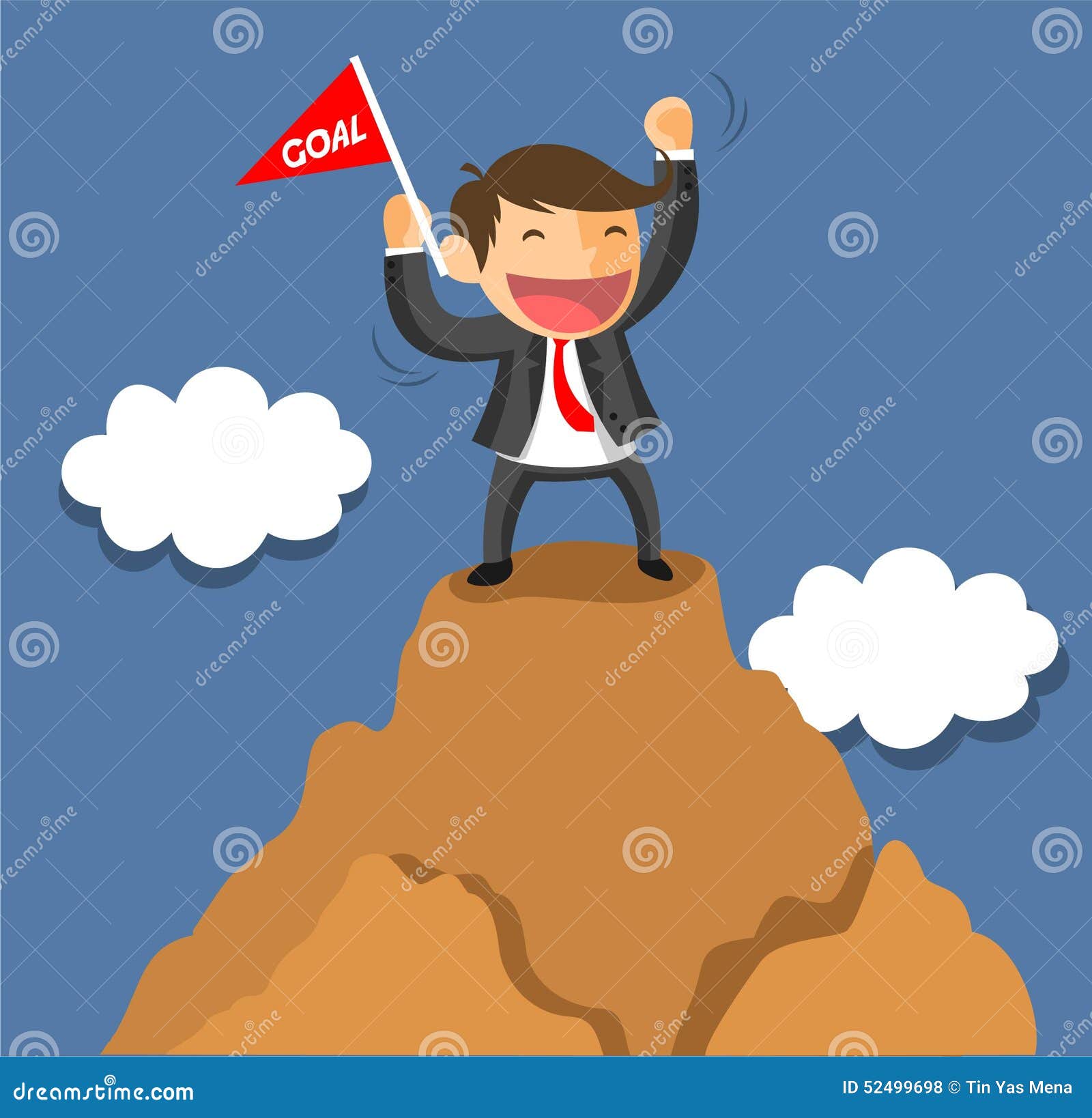 BUSINESSMAN on SUCCESS ICON Stock Vector - Illustration of celebration ...