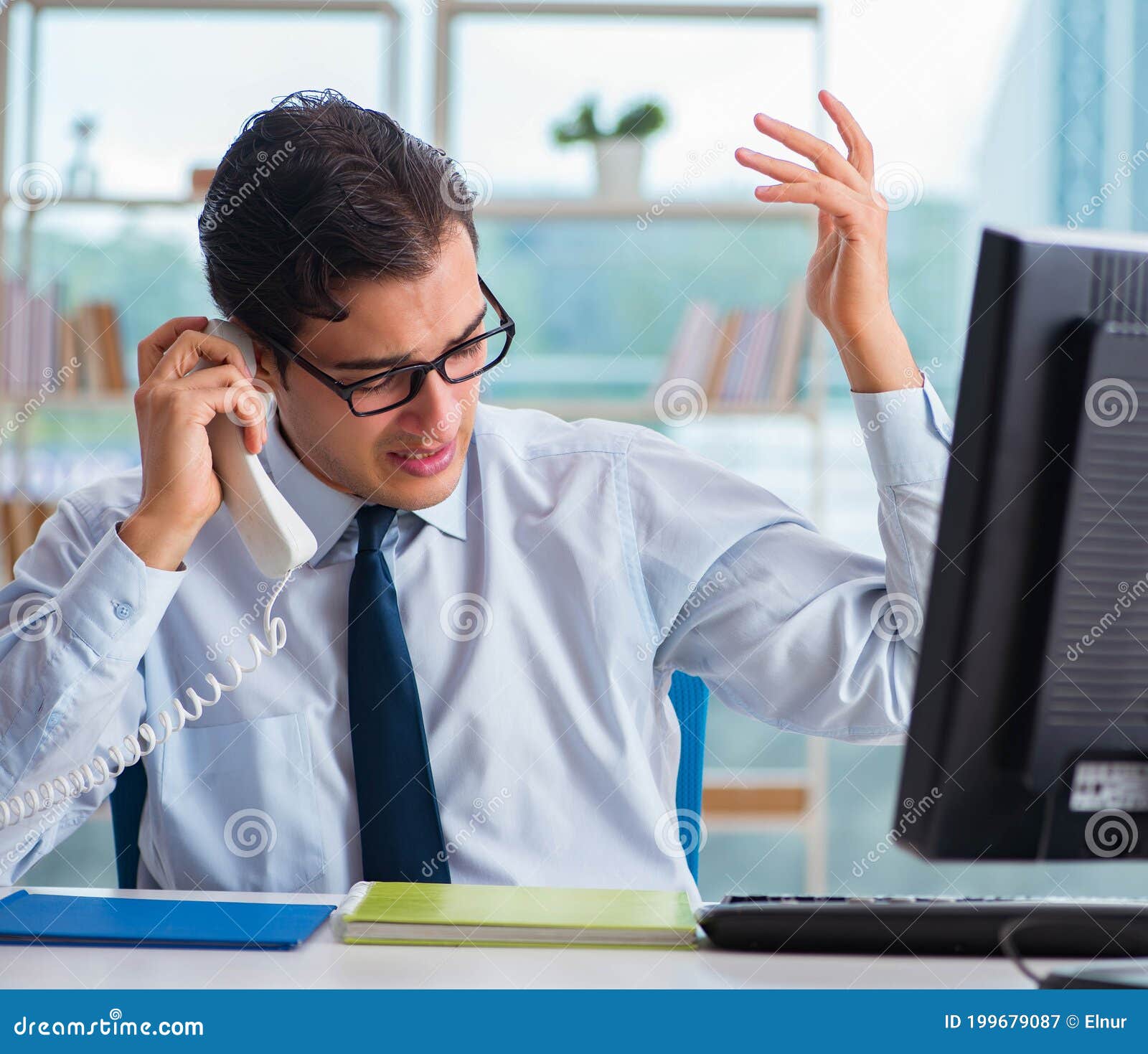 Businessman Suffering from Excessive Armpit Sweating Stock Image ...