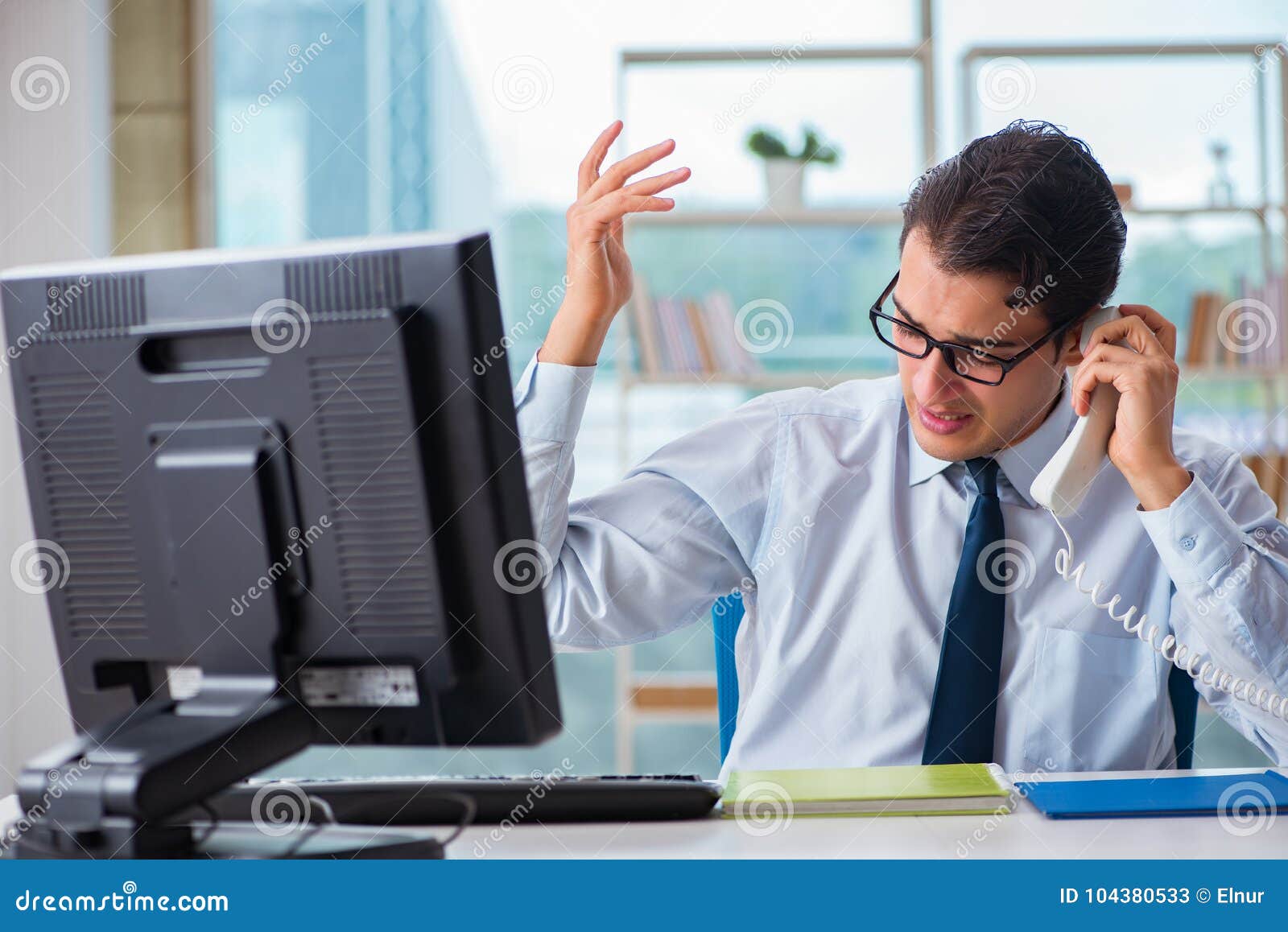 The Businessman Suffering from Excessive Armpit Sweating Stock Image ...