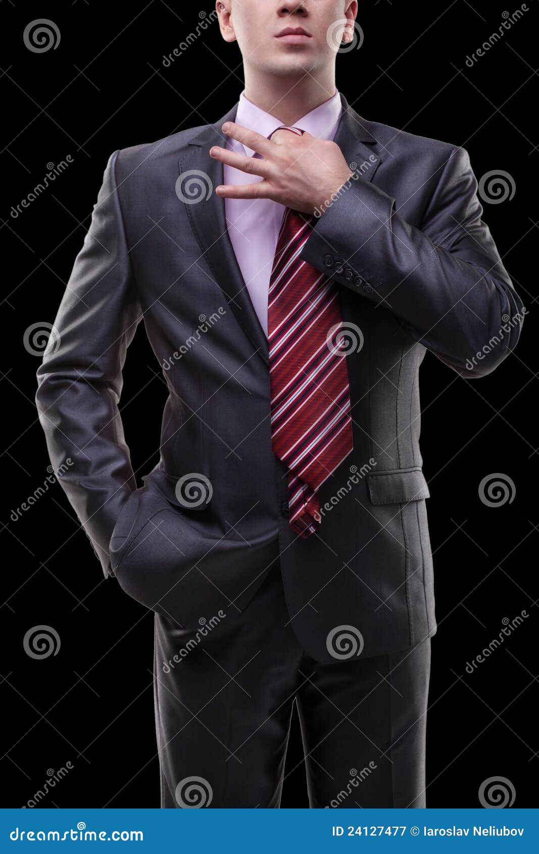 Businessman in a suit stock image. Image of modern, business - 24127477