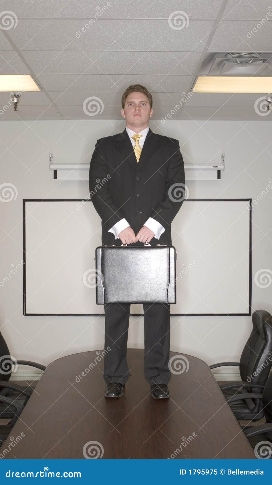 Businessman on table stock image. Image of businessman - 1795975