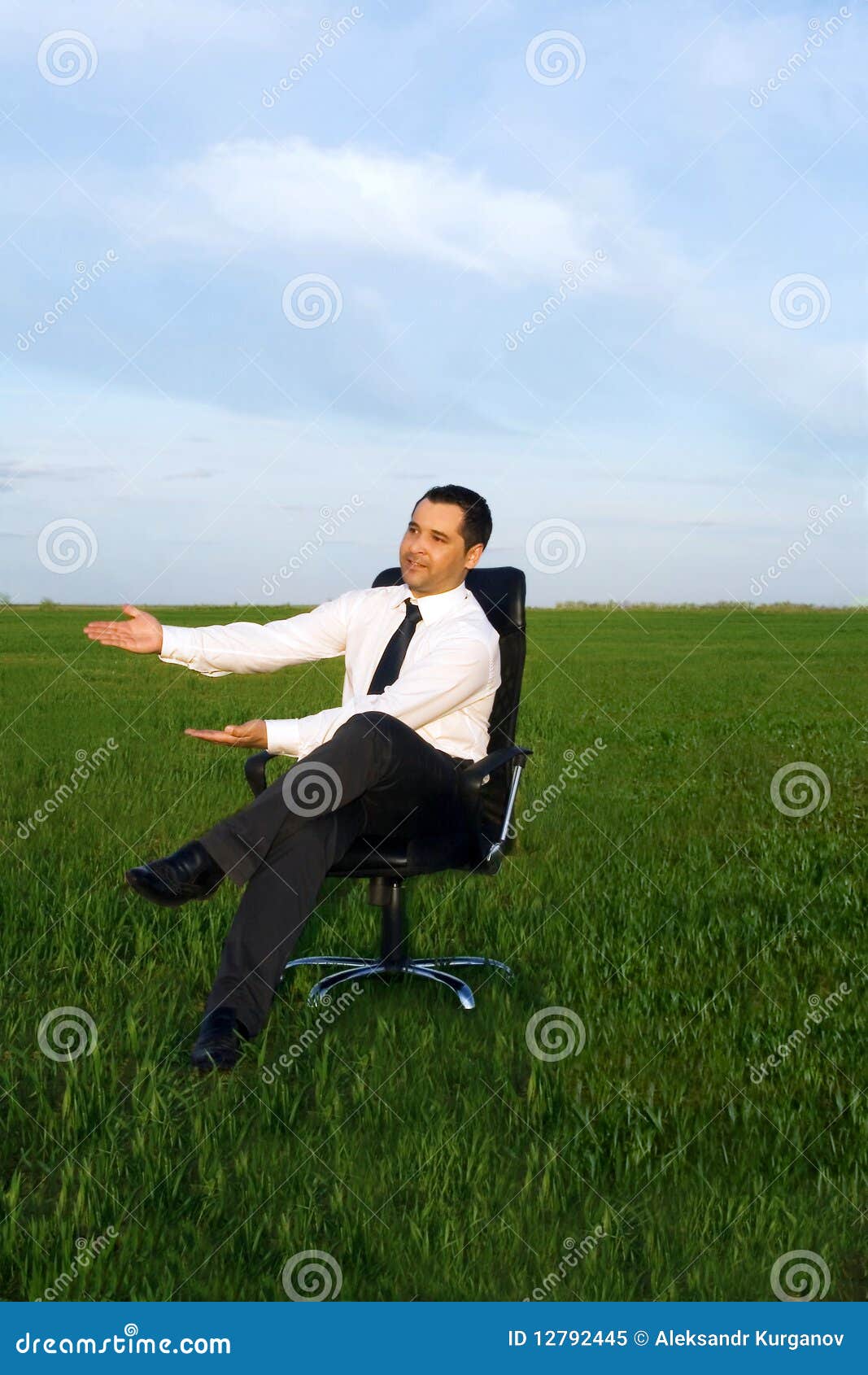 Businessman take energy stock image. Image of scene, model - 12792445