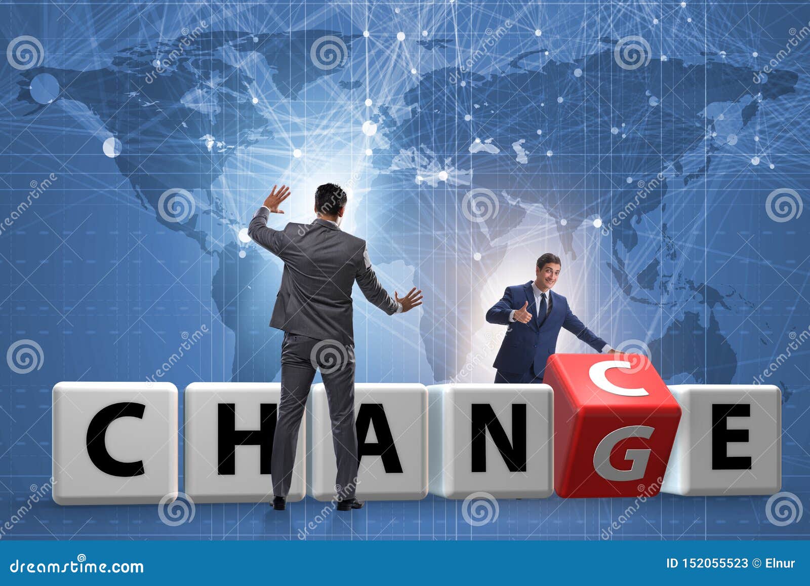 Businessman Taking Chance for Change Stock Image - Image of opportunity ...