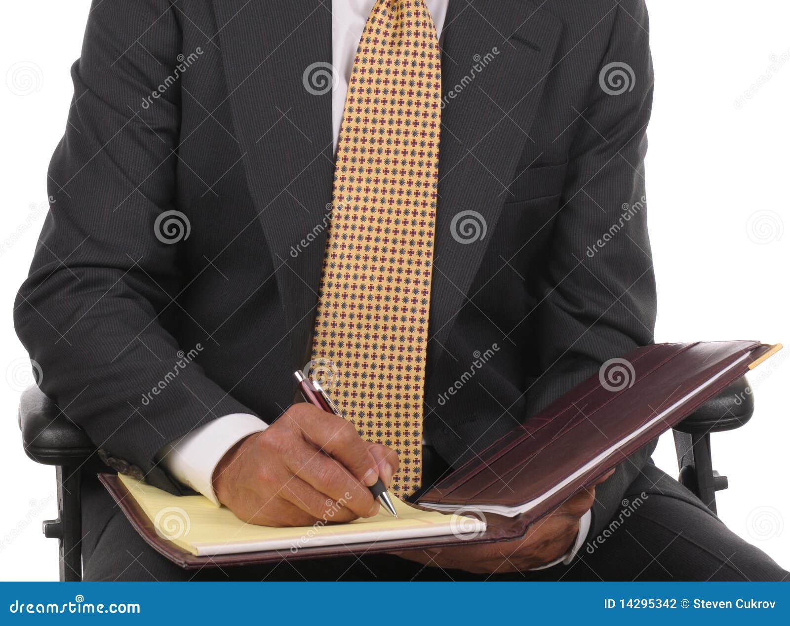Businessman taking notes stock photo. Image of writing - 14295342