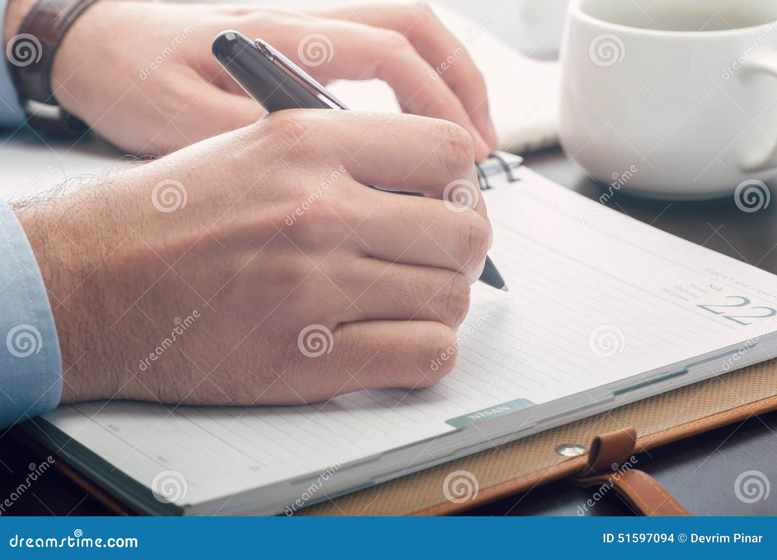 Businessman taking notes stock photo. Image of training - 51597094