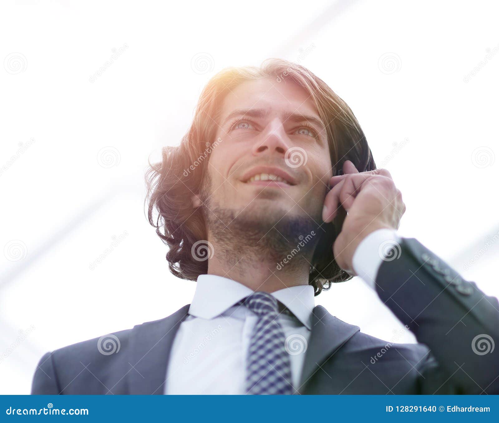 Businessman Talking on Mobile .isolated on White Stock Photo - Image of ... Businessman Talking on Mobile .isolated on White Stock Photo - Image of ...