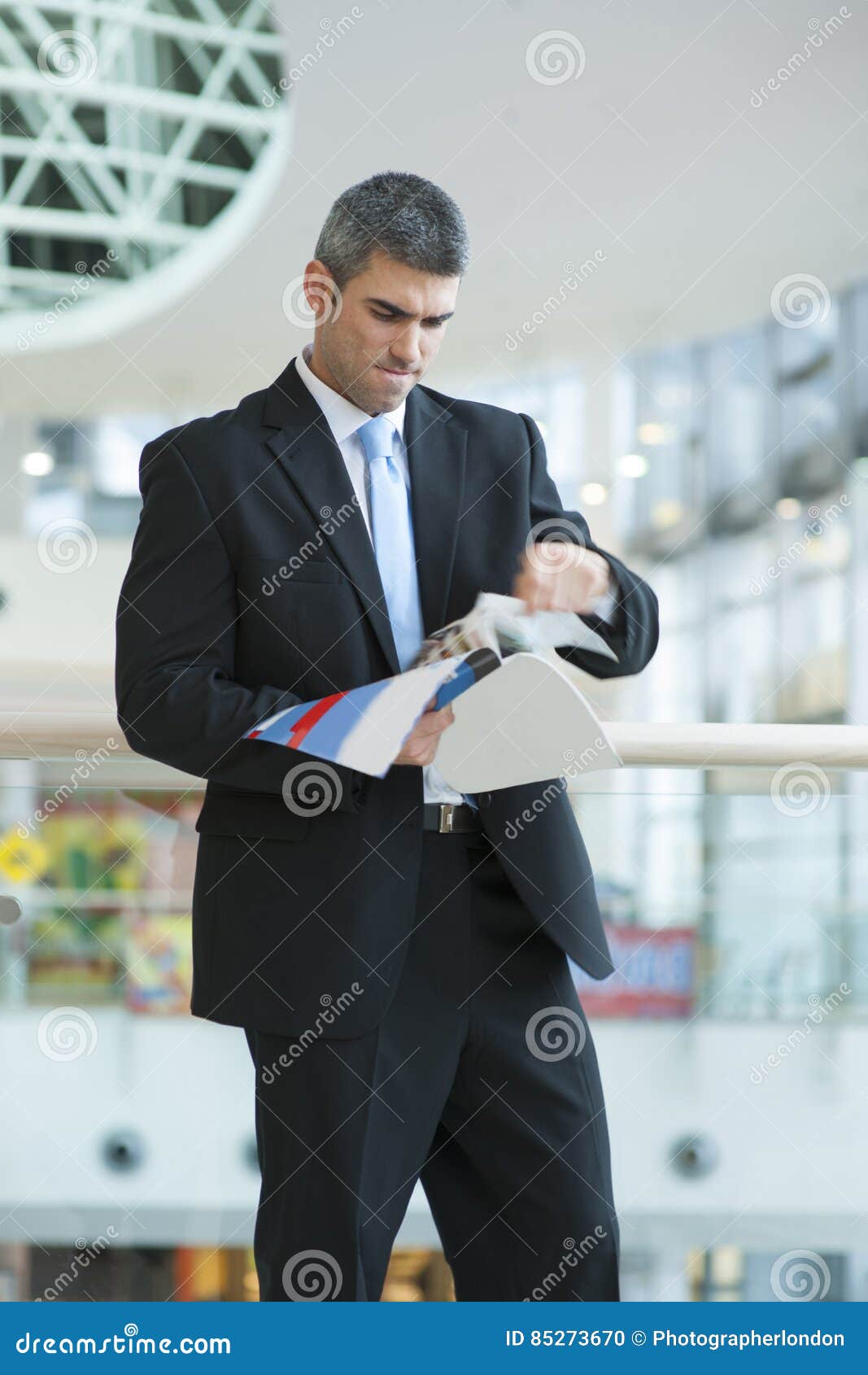 Businessman Tearing Up a Document Stock Photo - Image of 3034, attire ...