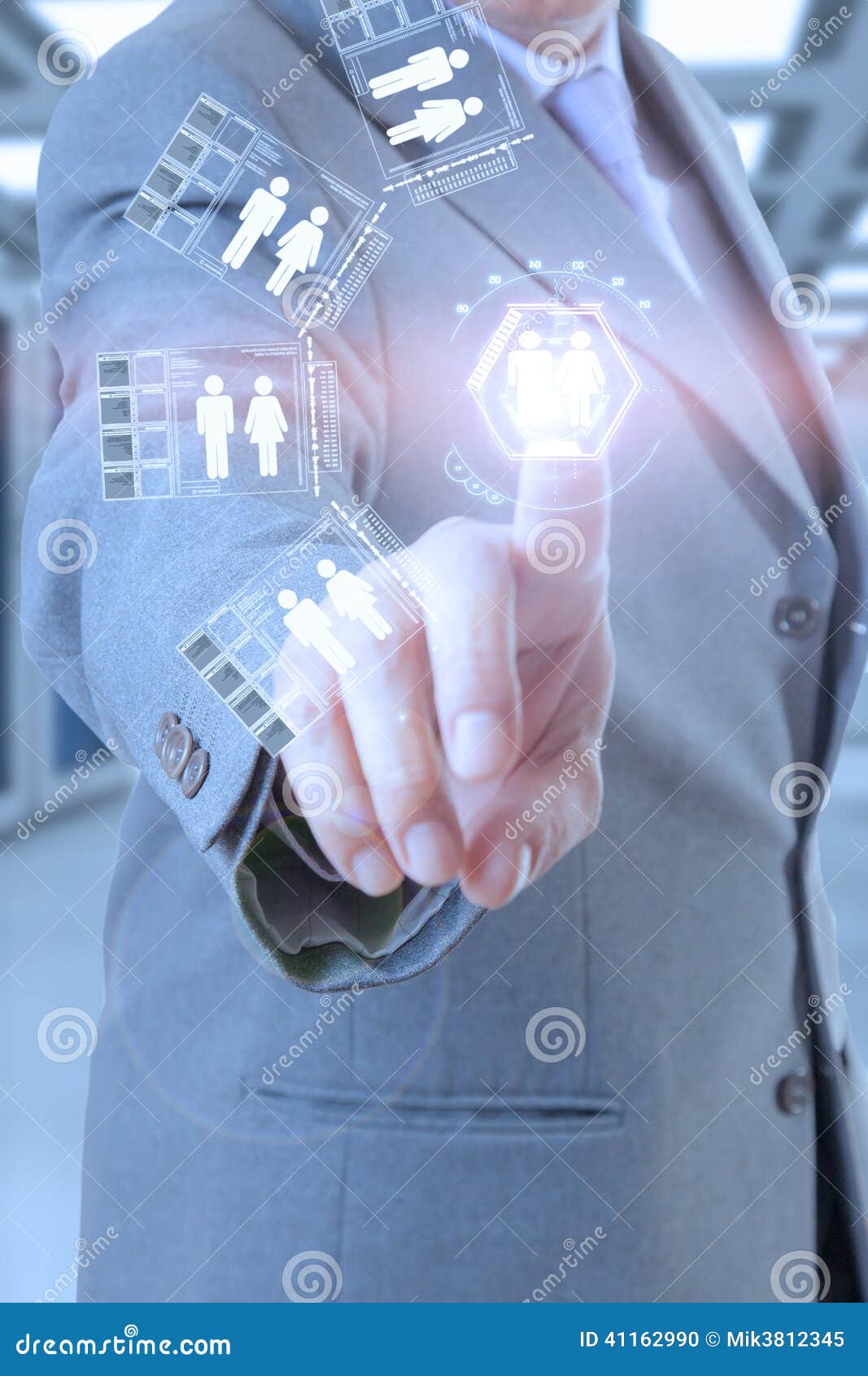 Businessman technology stock photo. Image of business - 41162990