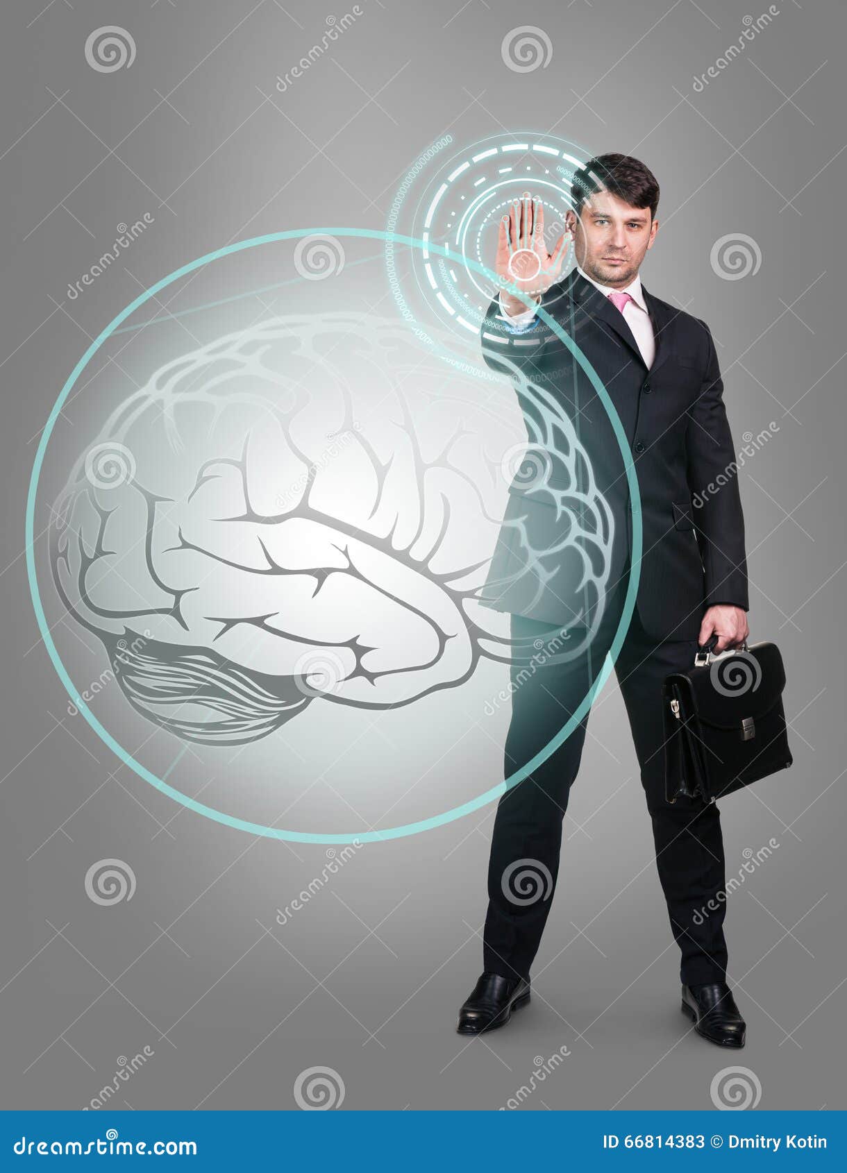 Businessman Technology Concept Stock Image - Image of future, knowledge ...