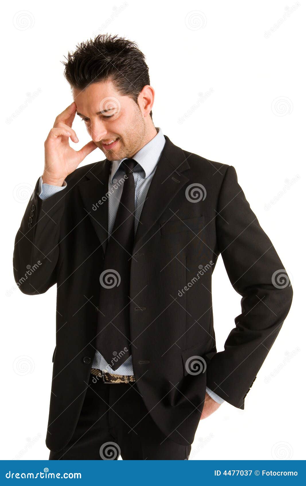 Businessman Thinking Picture. Image: 4477037