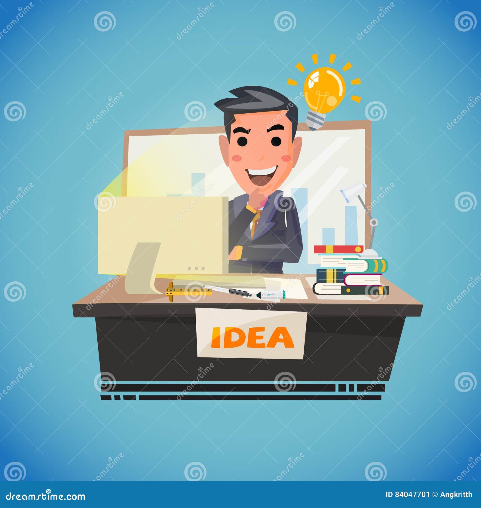 Smart Think Logo Isolated On White Background 3D Illustration Royalty ...
