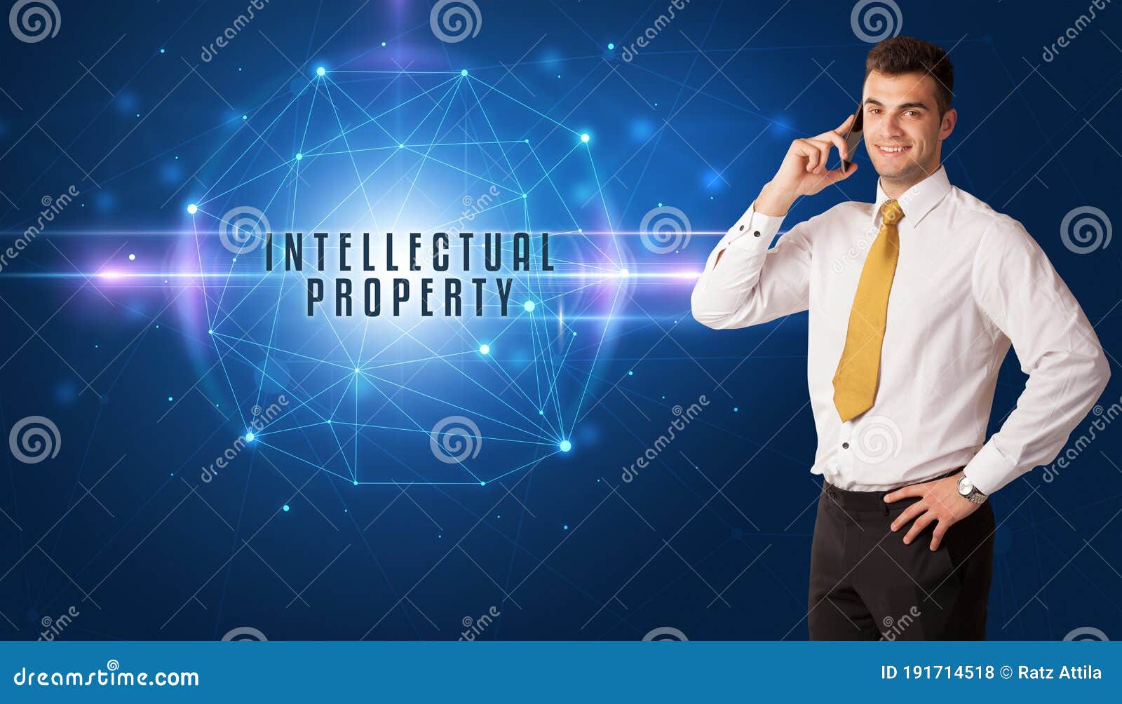 Businessman Thinking about Security Stock Photo - Image of attack ...