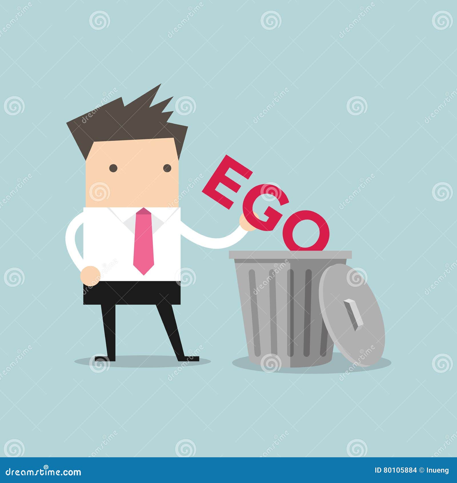 Stop Egoism Icon. Vector. No Egoism Sign. Prohibition Sign. No Egoism ...