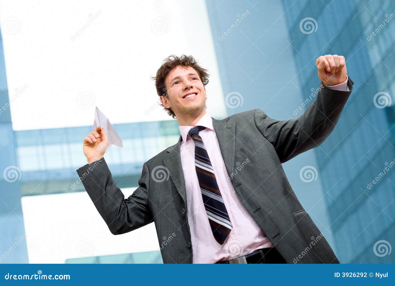 Throwing A Paper Recycling Container Royalty-Free Stock Photo ...