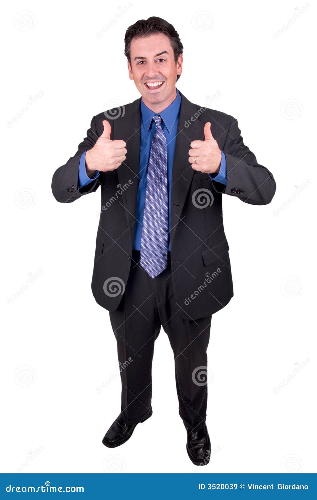 Businessman with thumbs up stock image. Image of perfect - 3520039