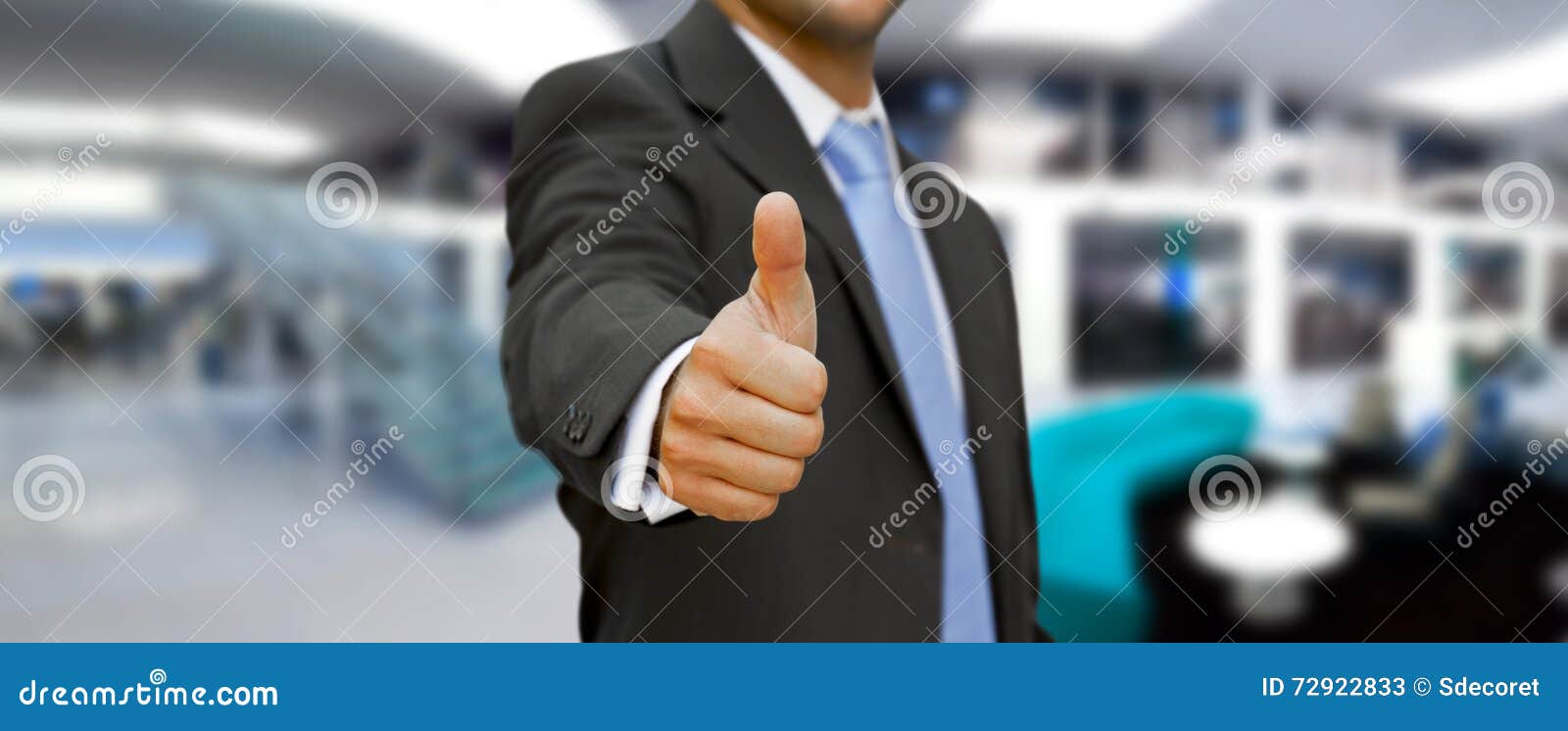 Businessman Thumbs up stock illustration. Illustration of finger - 72922833