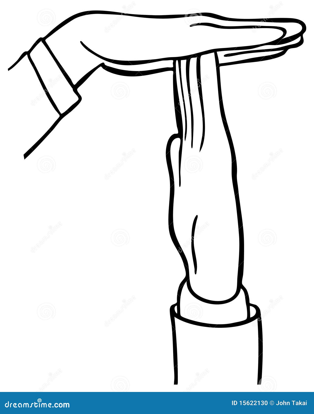 Businessman Timeout stock vector. Illustration of doodle - 15622130