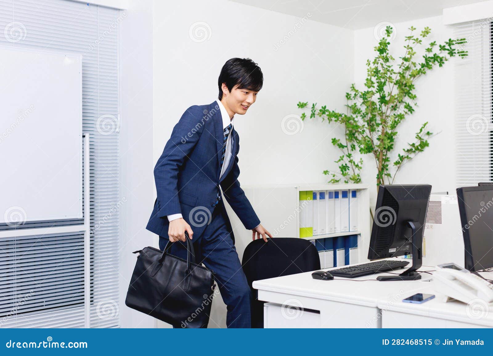 Businessman to go to work stock image. Image of working - 282468515