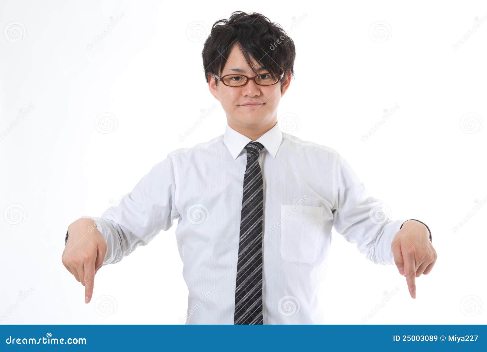 Businessman to point at stock image. Image of person - 25003089