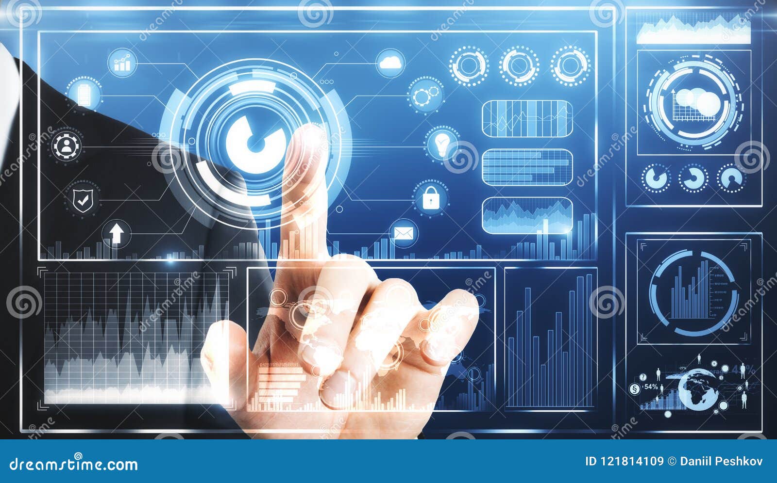 Businessman Touching Digital Multimedia Screen Stock Image - Image of ... Businessman Touching Digital Multimedia Screen Stock Image - Image of ...