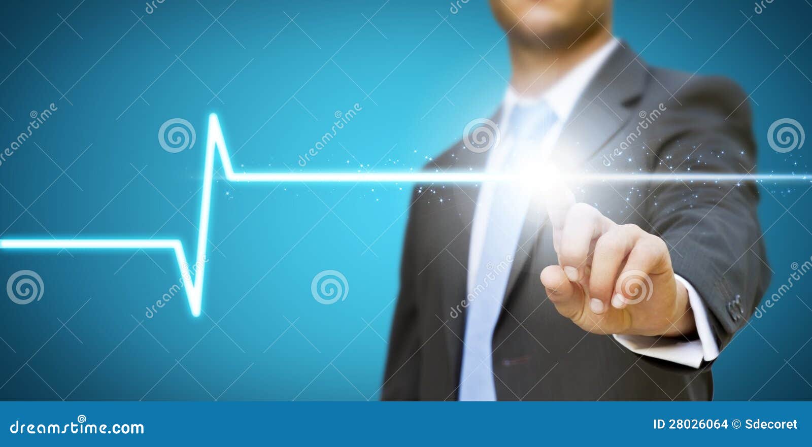 Businessman Touching Digital Screen Stock Illustration - Illustration ... Businessman Touching Digital Screen Stock Illustration - Illustration ...