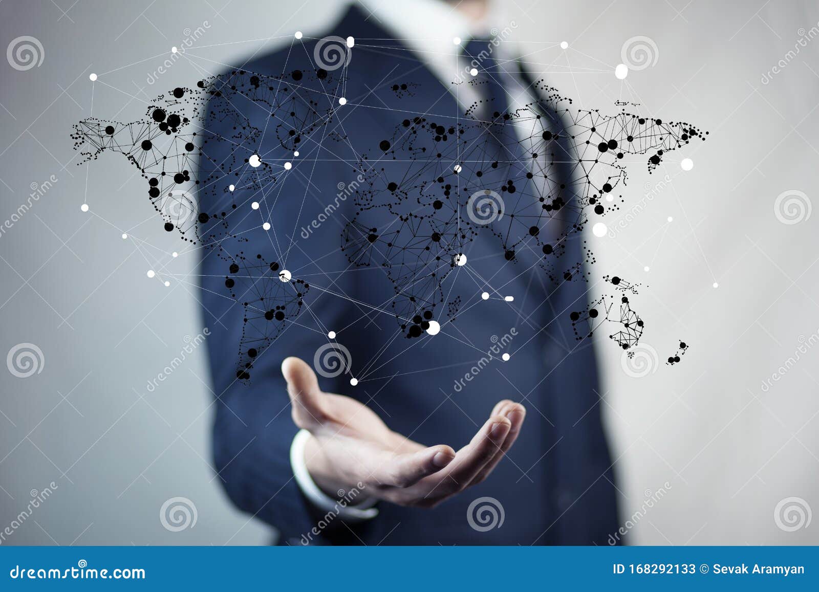 Businessman Touching a World Map Stock Image - Image of digital ... Businessman Touching a World Map Stock Image - Image of digital ...