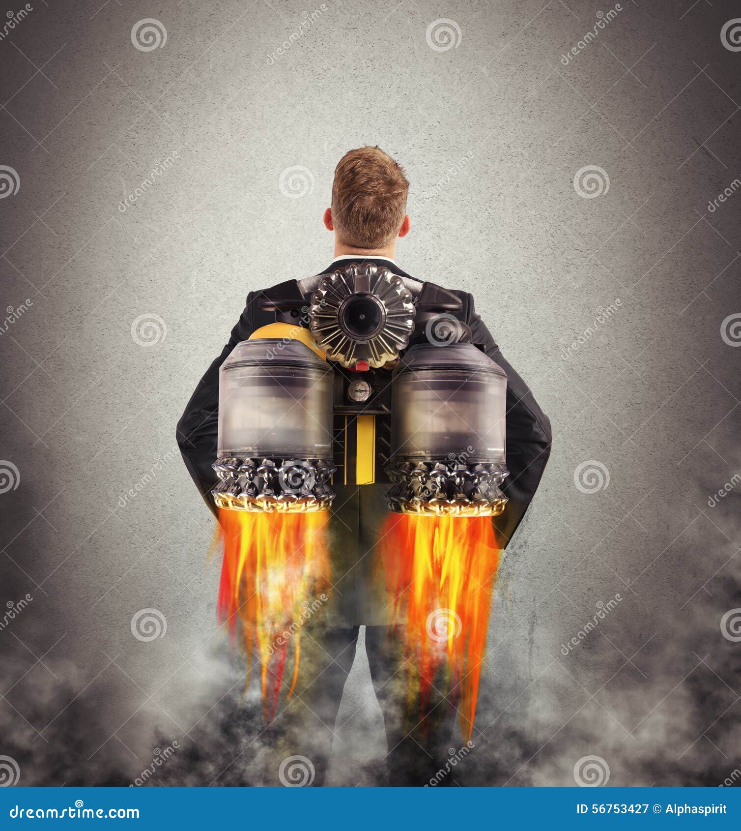Businessman turbo fly stock image. Image of courage, businessman - 56753427