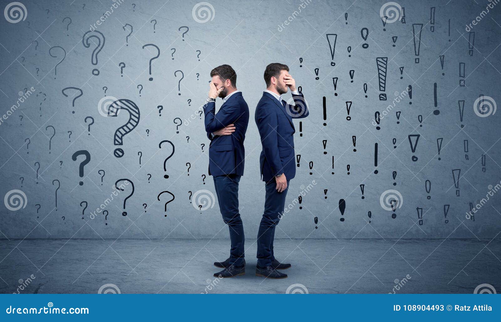 Businessman with Two Choices Stock Image - Image of crisis, confusion ...