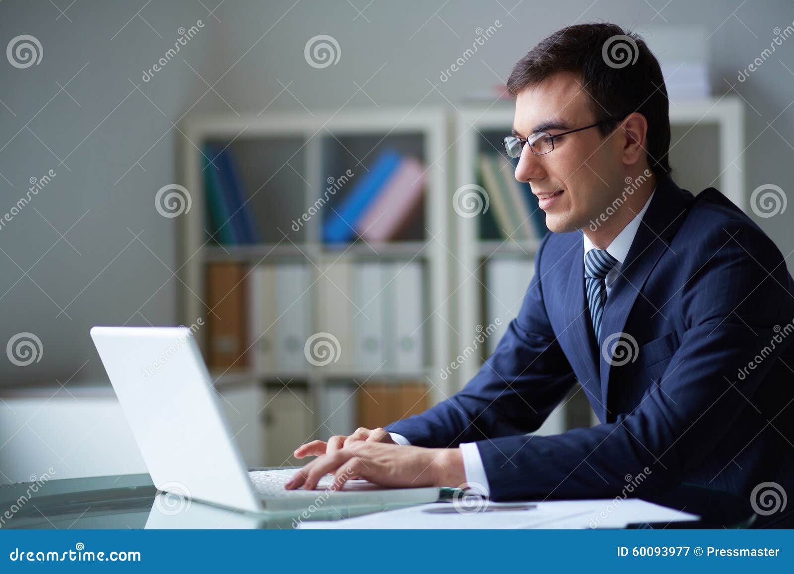 Businessman typing stock image. Image of occupation, executive - 60093977