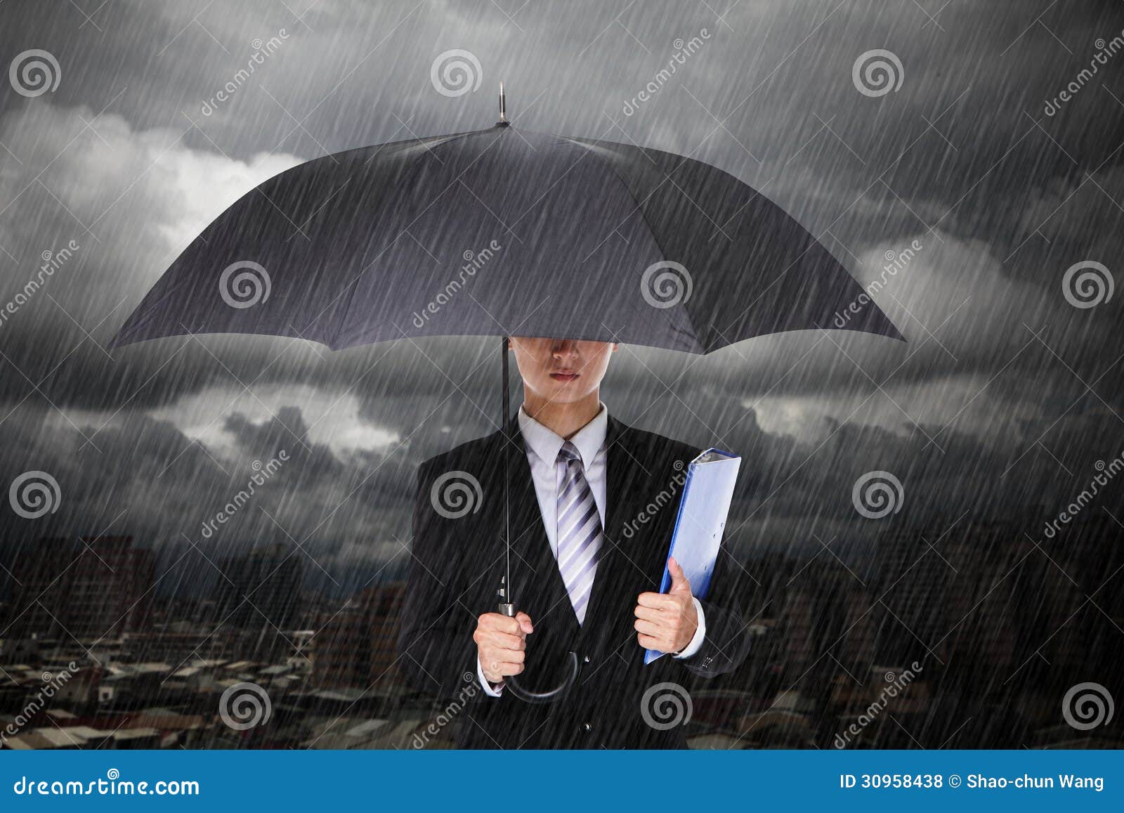 Sad Man Under Rain Cloud Stock Photos - Free & Royalty-Free Stock ...