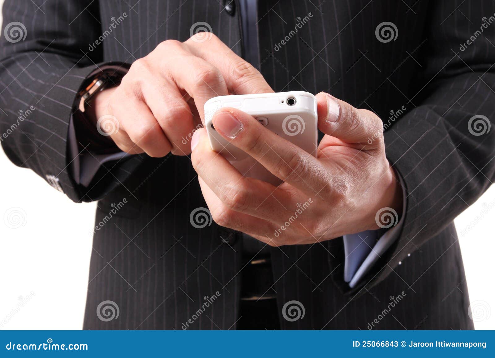 Businessman Using a Mobile Phone Stock Image - Image of holding ... Businessman Using a Mobile Phone Stock Image - Image of holding ...