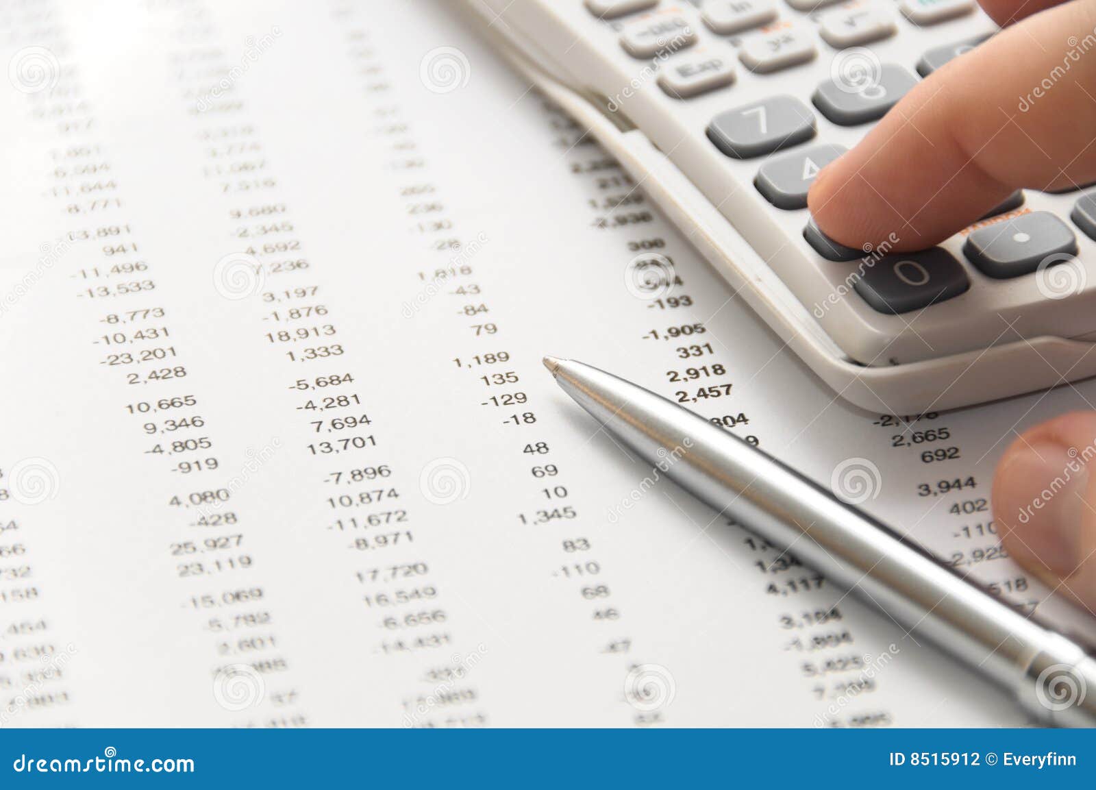 Businessman Using Scientific Calculator Stock Photo - Image of ...