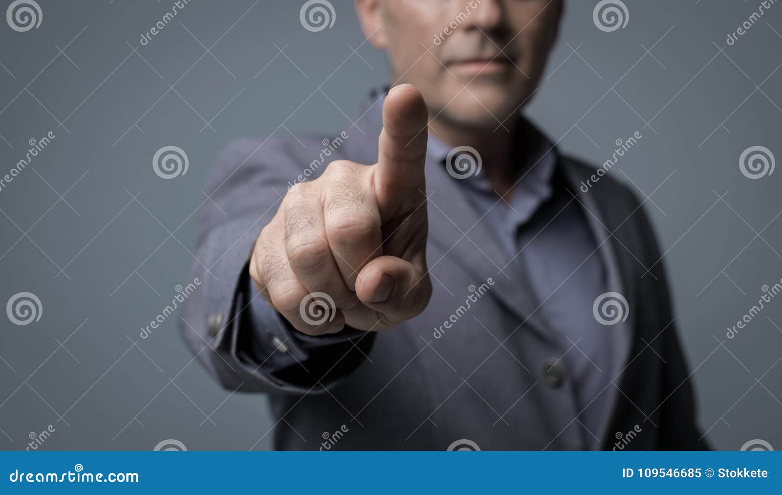 Businessman Using a Virtual Interface and Pointing Stock Image - Image ... Businessman Using a Virtual Interface and Pointing Stock Image - Image ...