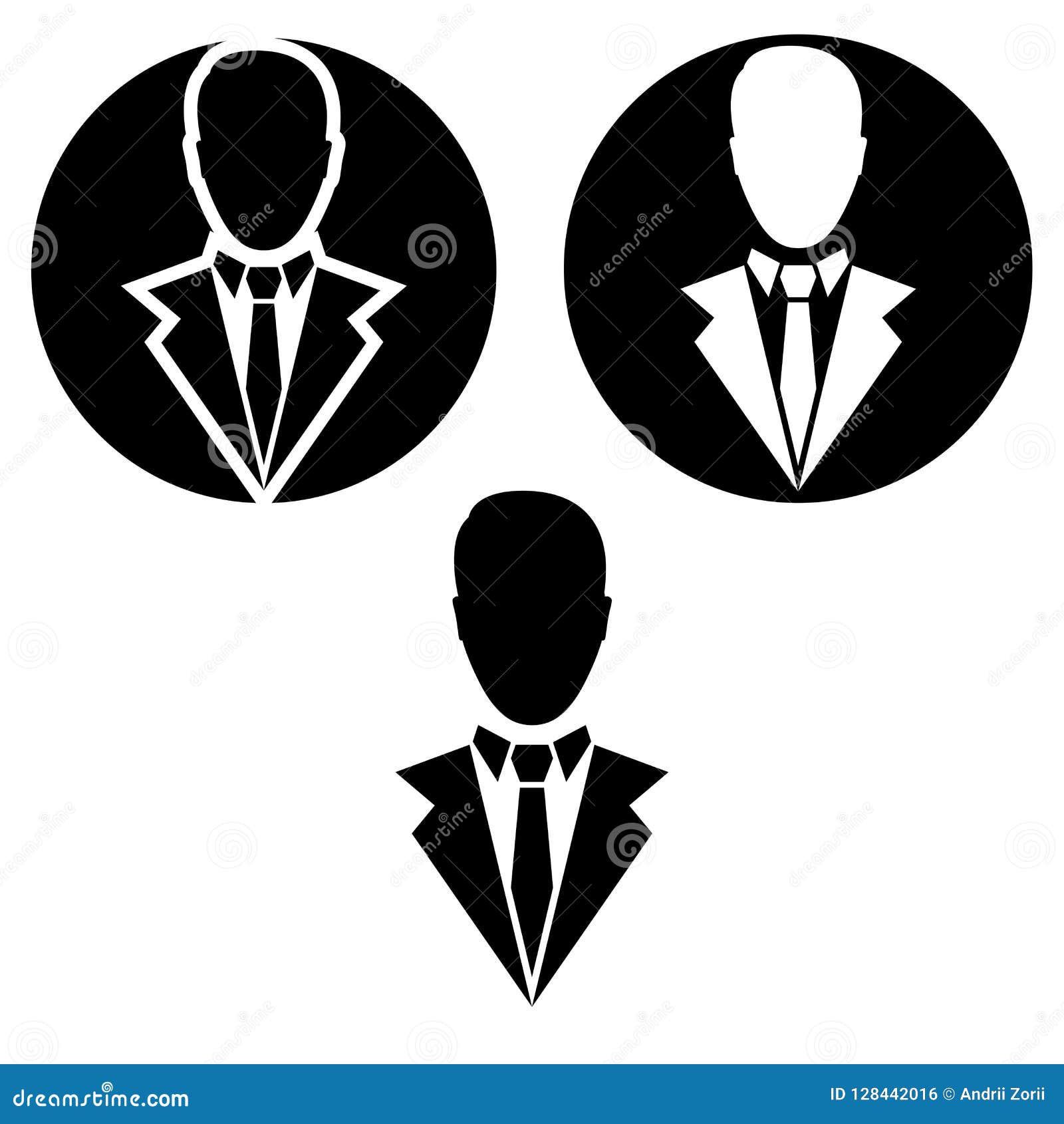 Businessman Vector Icon. Businessman Logo Stock Illustration ...