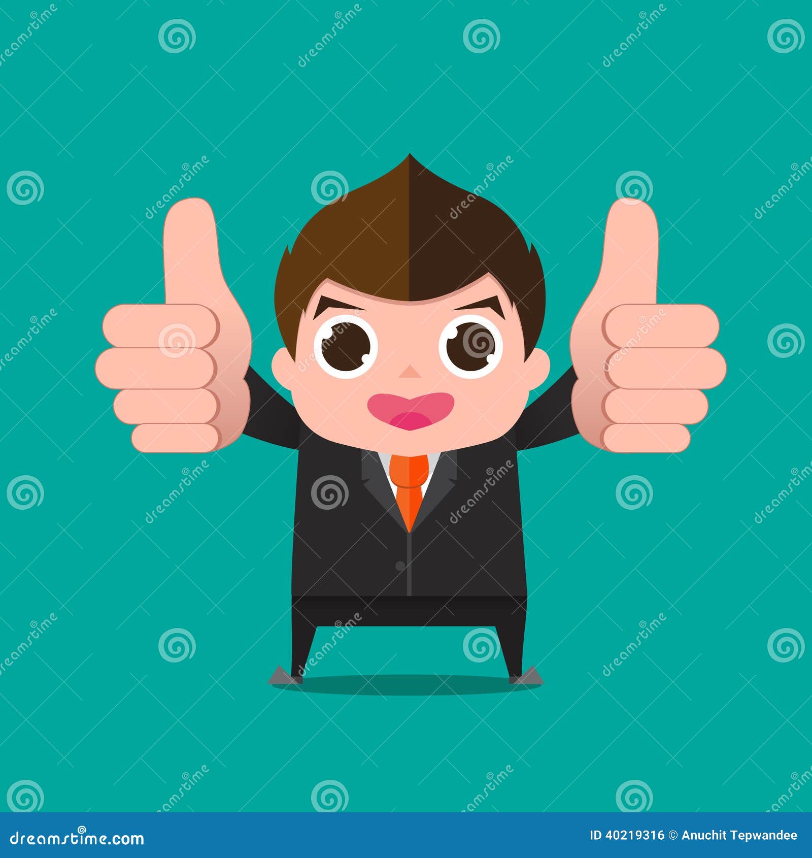 Businessman Very Good Cartoon Stock Vector - Illustration of vector ...