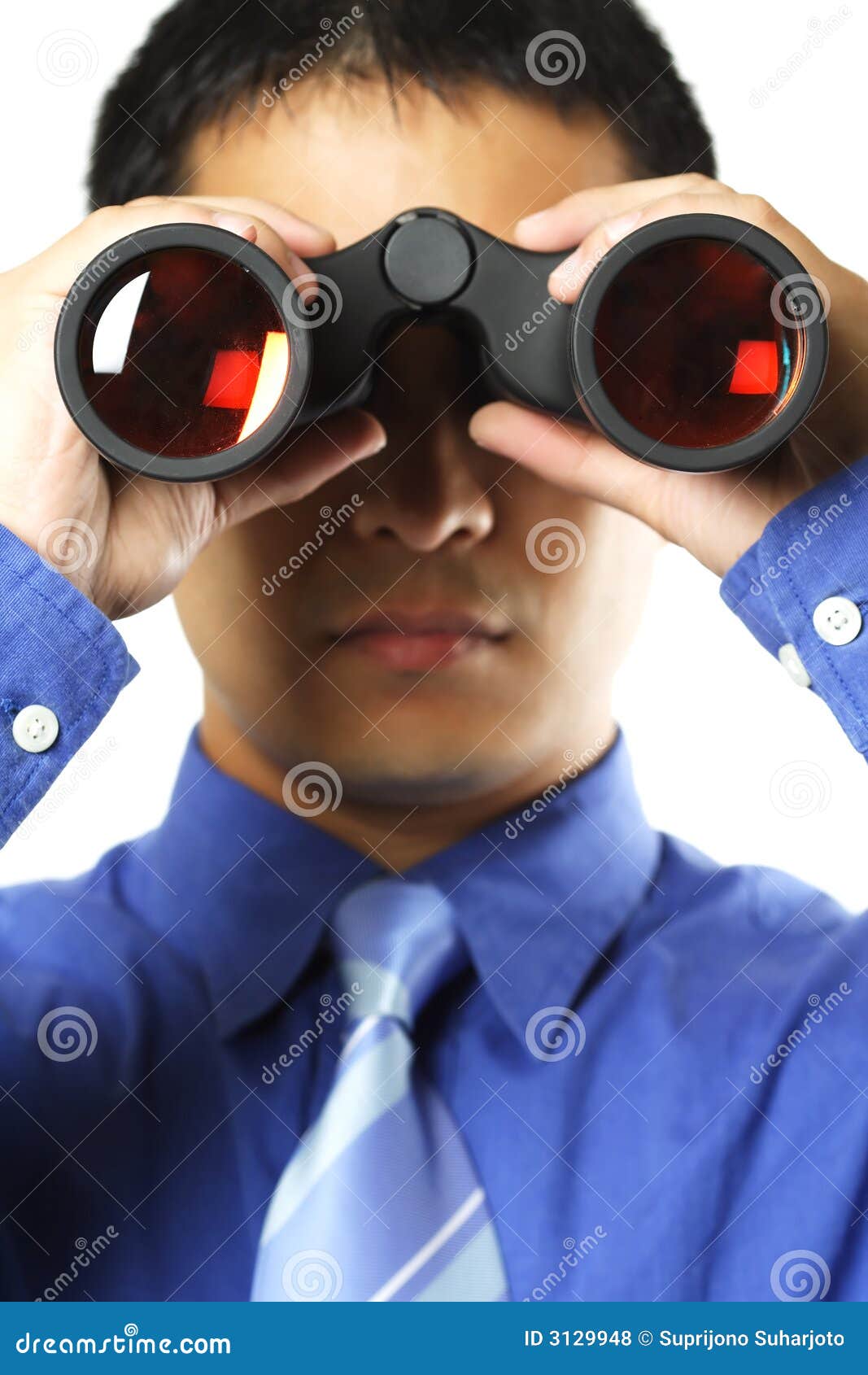 Businessman with vision stock photo. Image of watching - 3129948