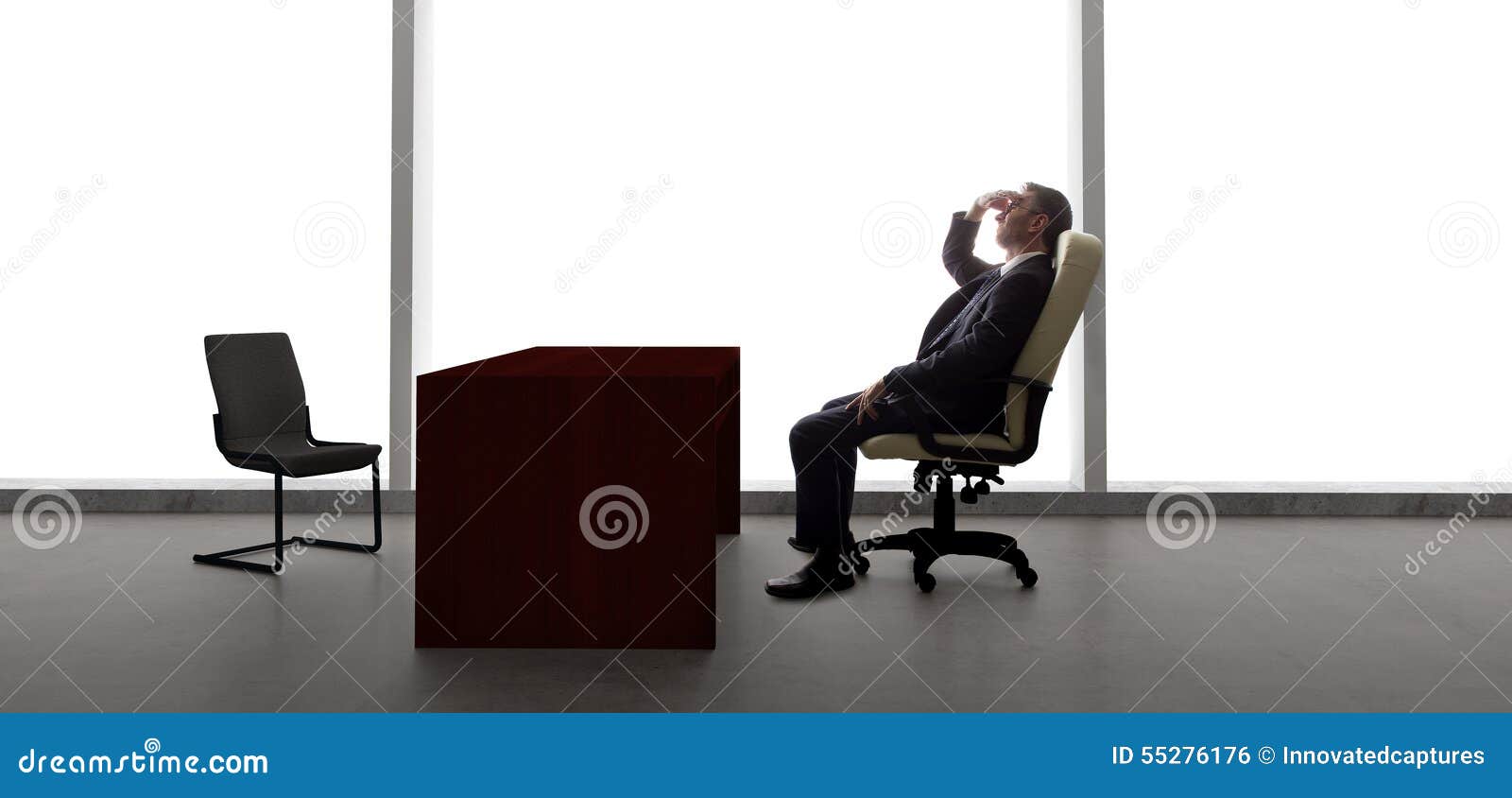 Businessman Waiting for Client or Meeting Stock Photo - Image of lonely ...