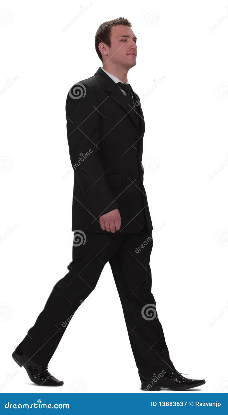 Businessman walking stock image. Image of coat, active - 13883637