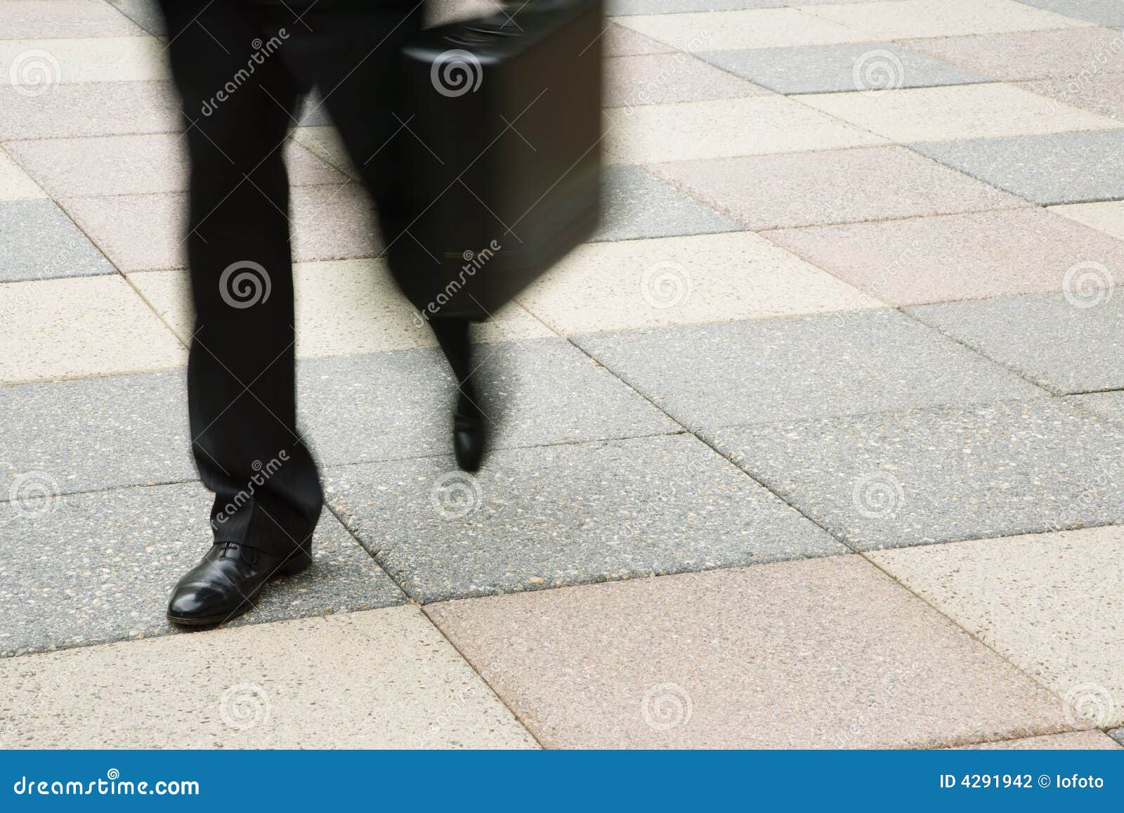 Businessman walking. stock photo. Image of moving, copy - 4291942