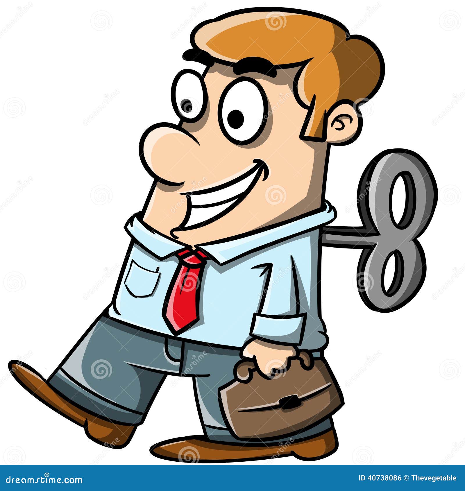 Businessman on Walking Forward while on Auto Pilot Stock Illustration ... Businessman on Walking Forward while on Auto Pilot Stock Illustration ...